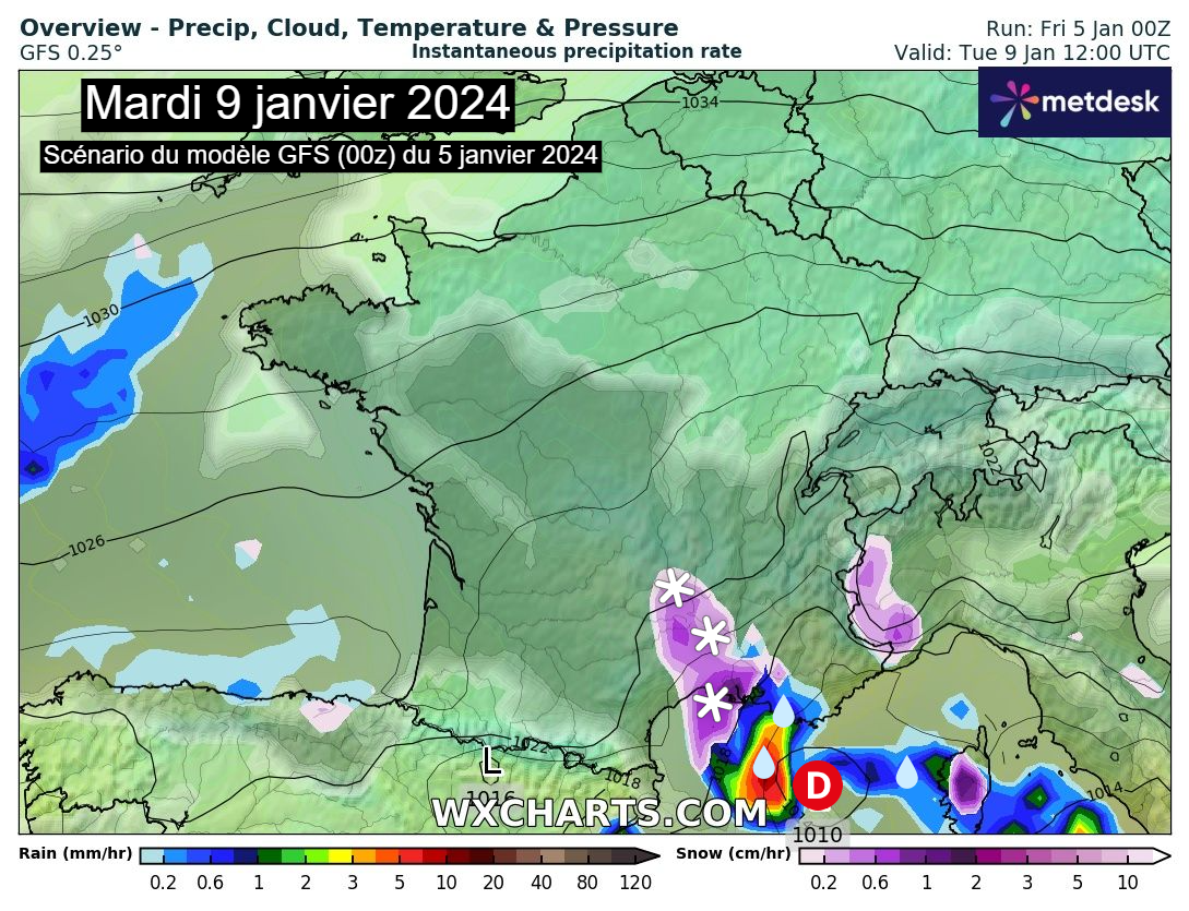 Actualités météo: Quels sont les risques de neige en plaine dans les prochains jours ? 05/01/2024